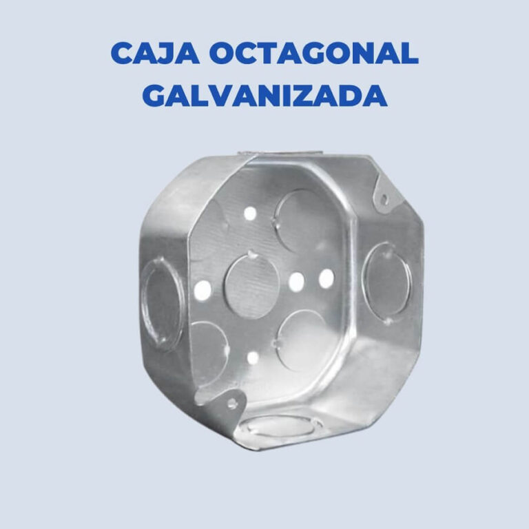 Caja Octagonal Galvanizada Homologada – DISUCTRONICOS